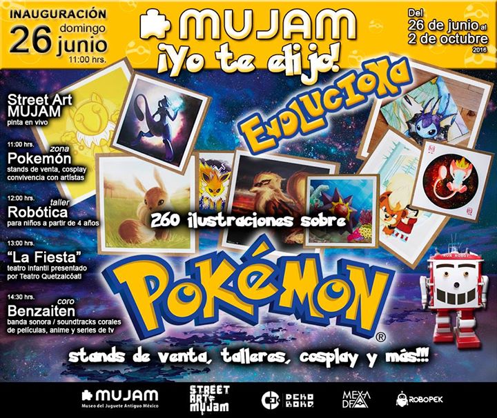 Pokemón en el MUJAM